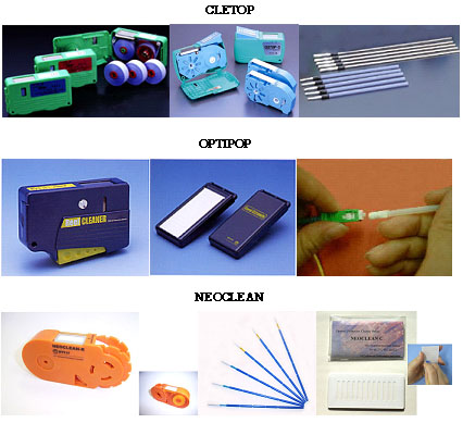 CLETOP, OPTIPOP, NEOCLEAN Series Optical Connector Cleaners