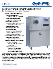 Datasheet: LDCS Laboratory Development Coating System
