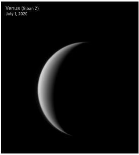 Imaging Venus With A Scientific SWIR Camera