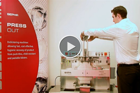 Press Out Universal Deblistering Machine