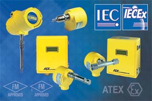 FCI Thermal Mass Flow Switches And Flow Meters Receive IEC Approval
