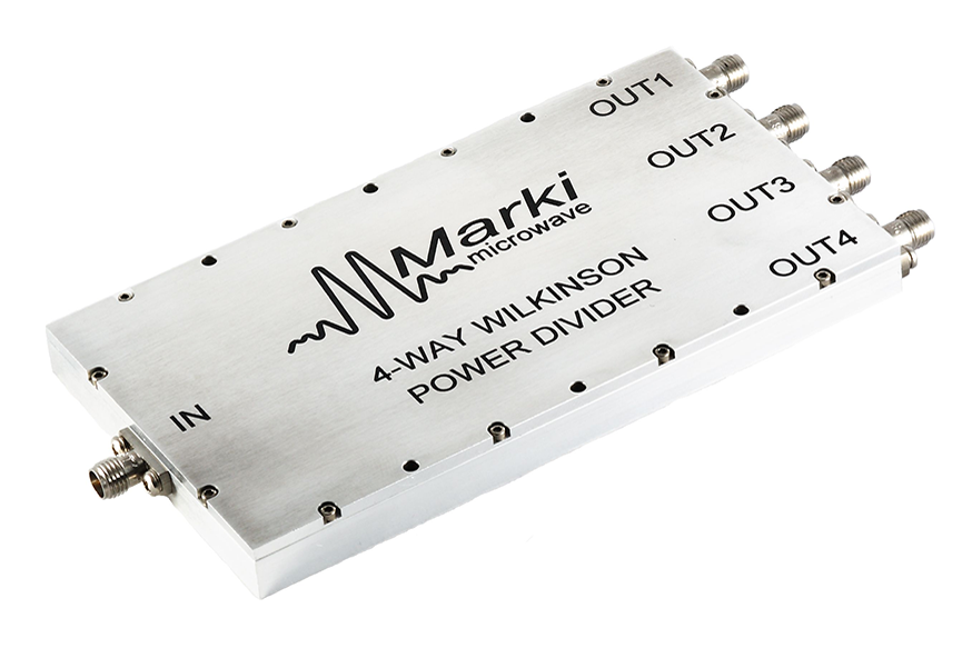 4-way Wilkinson MicrowaveRF Power Divider Combiner