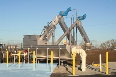 ROTAMAT Septage Receiving Stations Sludge Screening Equipment