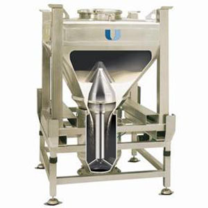 Pharmaceutical Cone Valve Bins: Difficult Flowing Materials