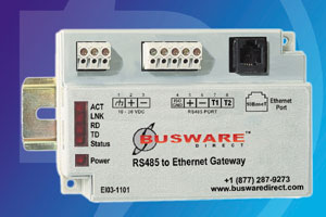 Modbus Serial to Ethernet Gateway