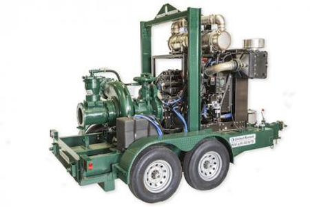 Super Vacuum Assisted Pump, 8 in. By 6 in., Diesel Powered