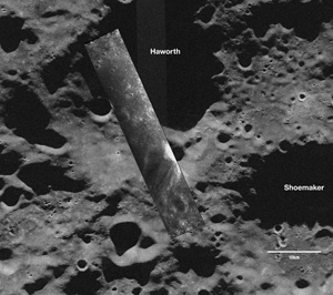 NASA Radar Provides First Look Inside Moon's Shadowed Craters