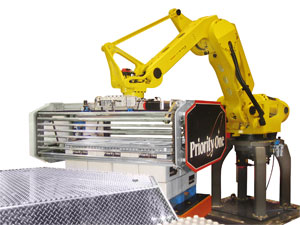 Priority One Introduces Full Layer Robotic Palletizing System