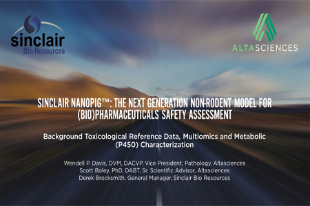Sinclar Nanopig The Next Generation Non-Rodent Model For (Bio ...