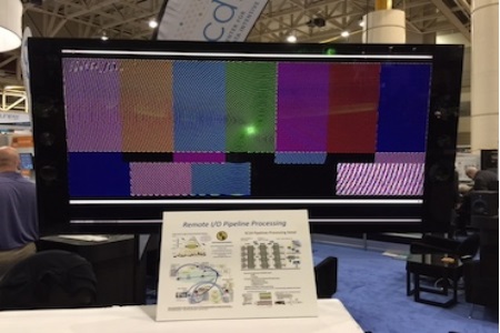 NRL And Collaborators Conduct 100 GigabitSecond Remote IO Demonstration