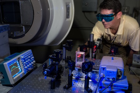 Calibrating Cancer Radiotherapy Beams Using Light And Sound