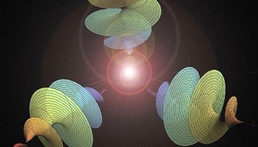 Three 'Twisted' Photons In Three Dimensions