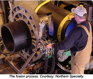 New process creates bigger, better HDPE fittings