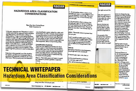 Hazardous Area Classification Considerations