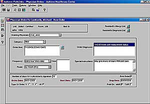 Physician’s Orders