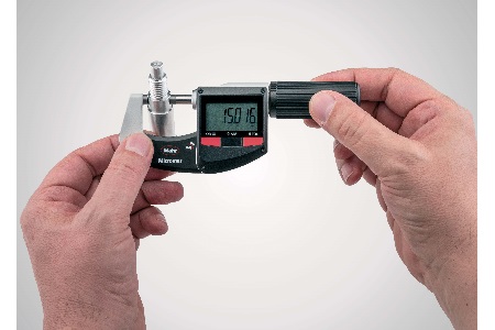 Digital Micrometer Measures 10 Times Faster Than A Standard Micrometer