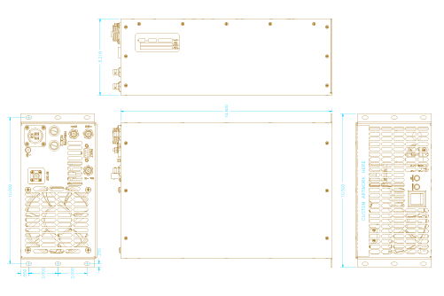 RF Amplifier With 19" Rack Mount: KAA2026