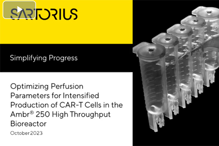 Optimizing Perfusion Parameters For Intensified Production Of CAR-T ...