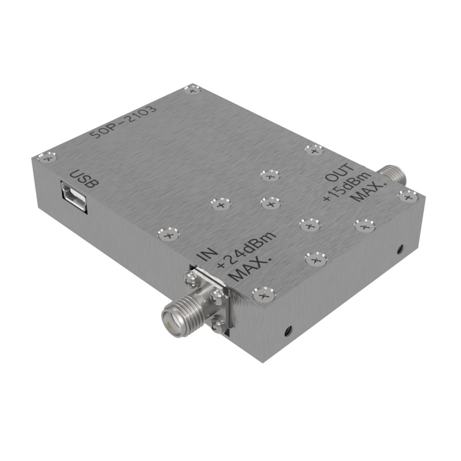 01 18 GHz USB Programmable Attenuator 50P-2103 SMA