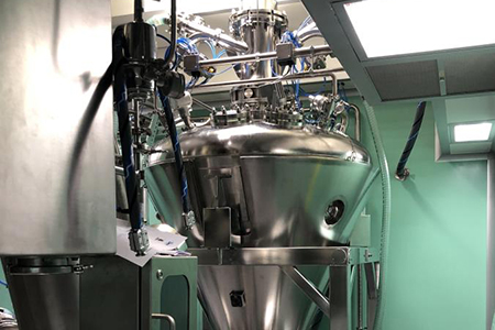 Installation Of Powder Transfer System And Powder Blender To Achieve ...