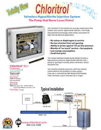 Brochure: Chloritrol Valveless Hypochlorite Injection System