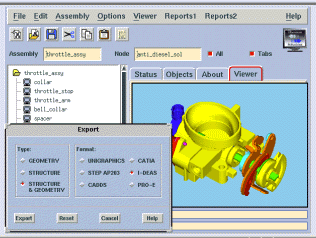 Data Conversion Tool for Assembly Modeling, EDM, PDM