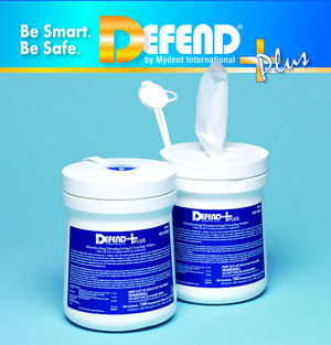 DEFEND + PLUS Wipes Provide Broad-Spectrum Disinfection