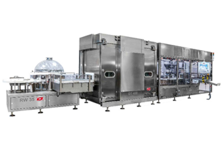 Rotary Washing Machine For Plastic And Glass Containers