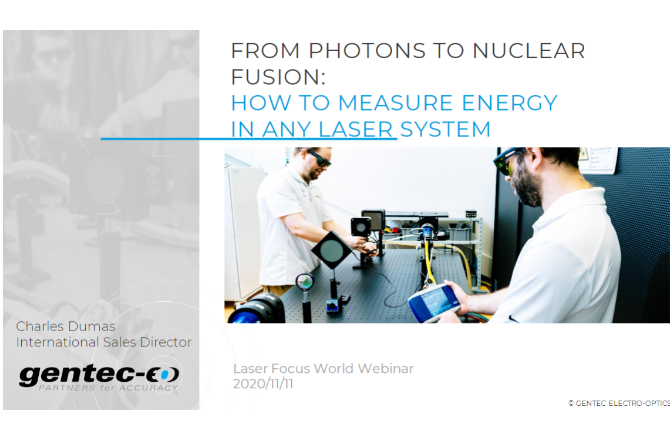 From Photons To Nuclear Fusion How To Measure Energy In Any Laser System