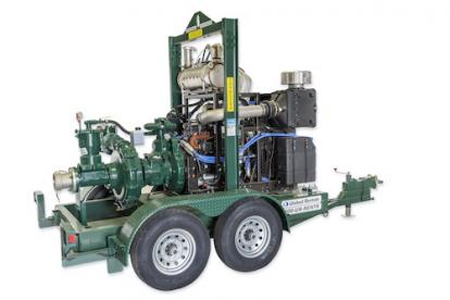 Vacuum Assisted Pump, 6 in. By 4 in., Diesel Powered