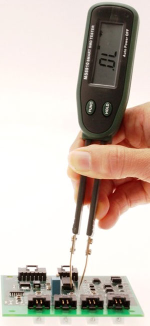 Aven Quick-Test Tweezers Identify And Test Electronic Components