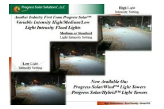 New Variable-Intensity LED Lighting For Progress SolarWind And Progress ...