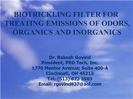 Presentation: Biotrickling Filter For Treating Emissions Of Odors ...