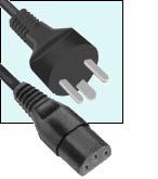 Grounded Danish plug Type DK3/EL