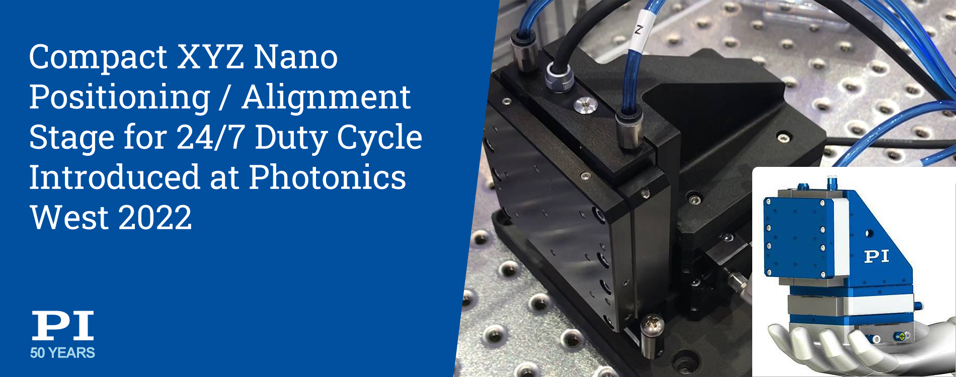 Compact Nanopositioning Stage Provides High Dynamics