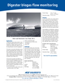 Wastewater Flow Control & Measurement