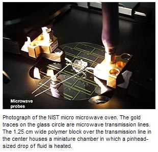 Micro Microwave Oven For Lab-On-A-Chip Devices Developed