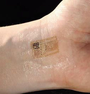 New 'Electronic Skin' Patches Monitor Health Wirelessly
