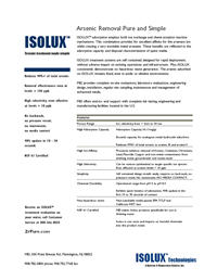 Datasheet: ISOLUX Features