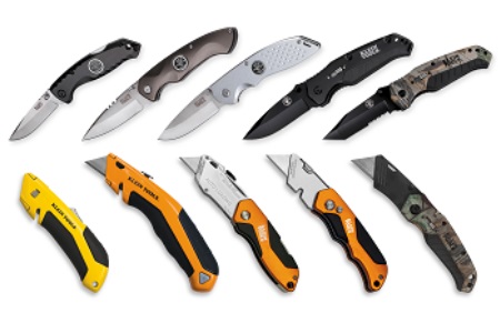 Klein Tools Introduces New Utility And Pocket Knives