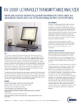 Datasheet: UV-1000F Ultraviolet Transmittance Analyzer