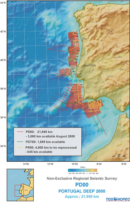 TGS-Nopec's Portugal Deep survey suspended