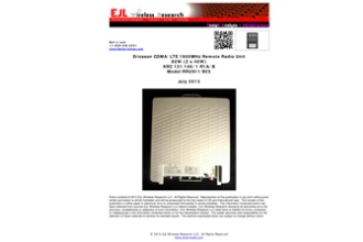 EJL Wireless Research Adds The Ericsson CDMALTE RRUS 11 1900MHz Remote ...