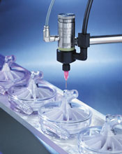 Compact UV Adhesive Dispensing System