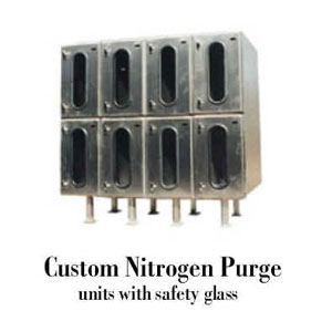Custom Nitrogen Purge units with safety glass