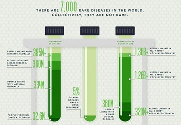 The Fight Against Rare Diseases Infographic