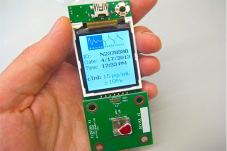 Hand-Held Device Provides Lab-Quality Troponin Test Results In 15 ...