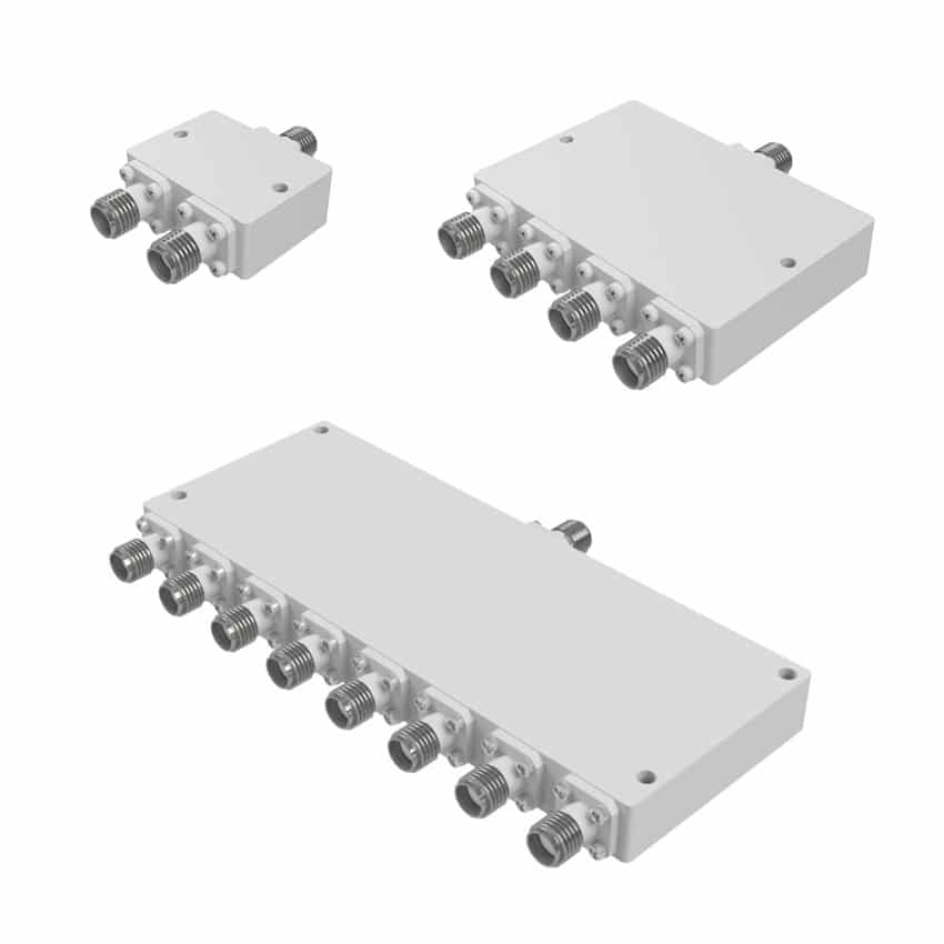 Wilkinson Power Divider Models With 292 mm Connectors Covering 6 - 40 GHz