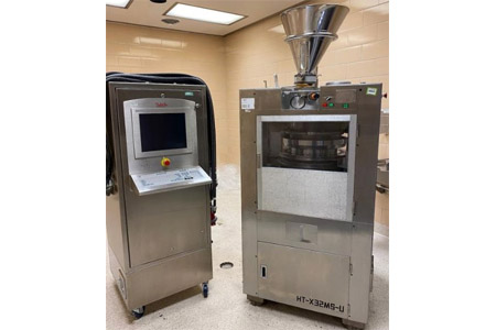 Used Elizabeth Hata 32 Station Pharmaceutical Tablet Press
