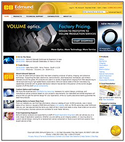 Edmund Optics Updates Catalog And Enhances Website